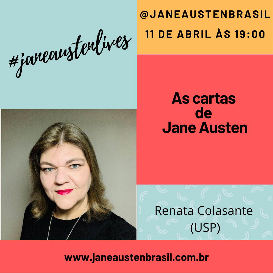 Live 5 – As cartas de Jane Austen – Jane Austen Sociedade do Brasil